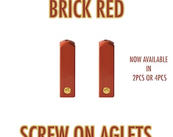 Colorful Metal Aglets Screw on Aglet Premium Lace Tips for Shoelaces ...