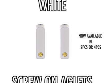 Colorful Metal Aglets Screw on Aglet Premium Lace Tips for Shoelaces ...