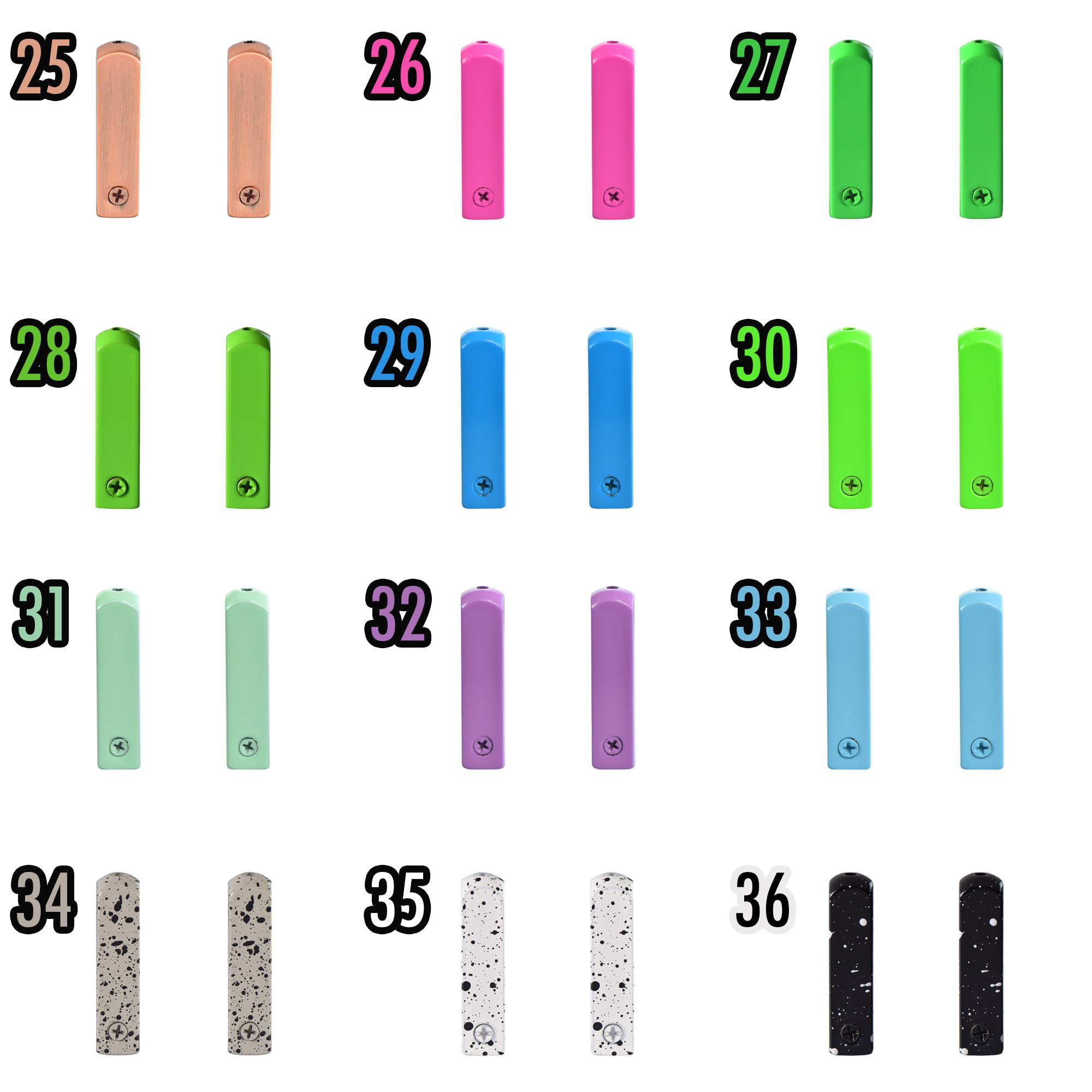 Colorful Metal Aglets Screw on Aglet Premium Lace Tips for Shoelaces ...