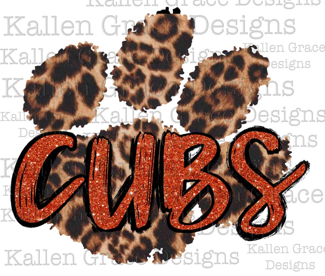 Cubs Team Digital Download/sublimation Design PNG - Etsy
