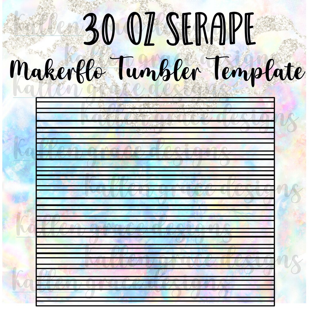 30oz Skinny Straight Serape Tumbler Template - Etsy