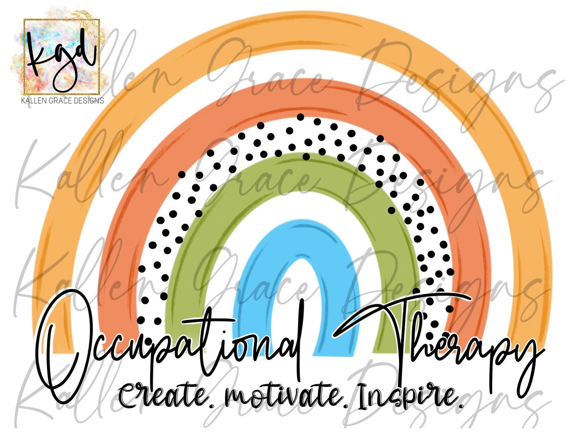 Occupational Therapy Rainbow Digital Download - Etsy