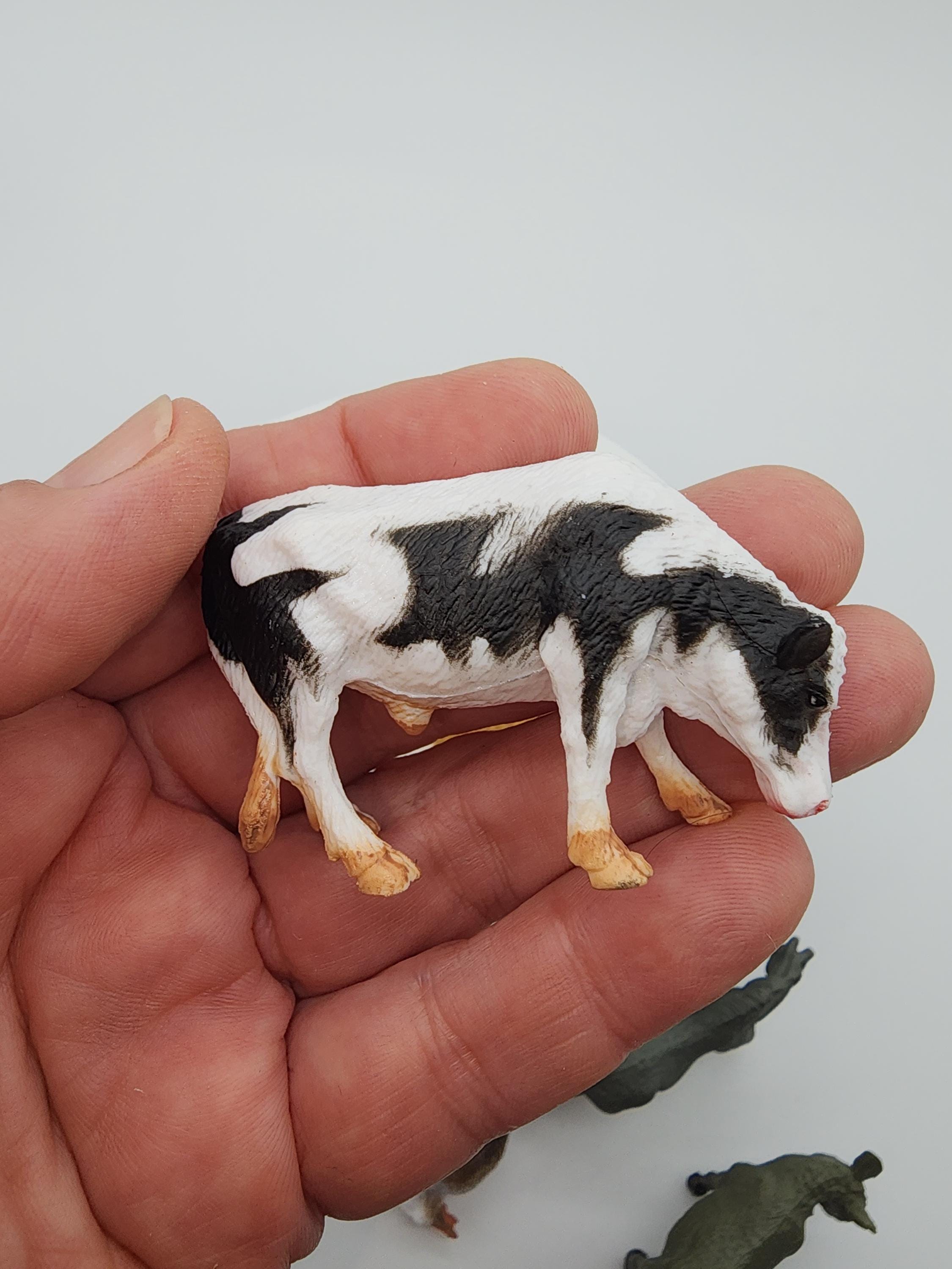 Mini Farm Animal Figurines, PVC Diorama Model Set (12 Piece) - Etsy