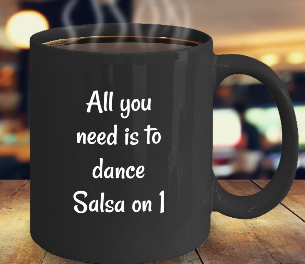 Salsa on 1 Mug Salsa on 1 Coffee Cup Salsa on 1 Gift Gift - Etsy
