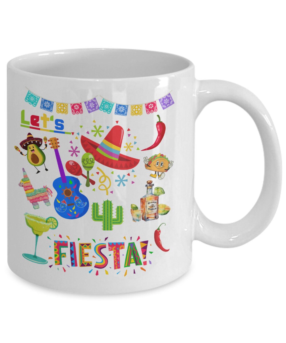Let's Fiesta Regalo Mexicano Mexican Fiesta Party Gift Regalo 5 De Mayo ...