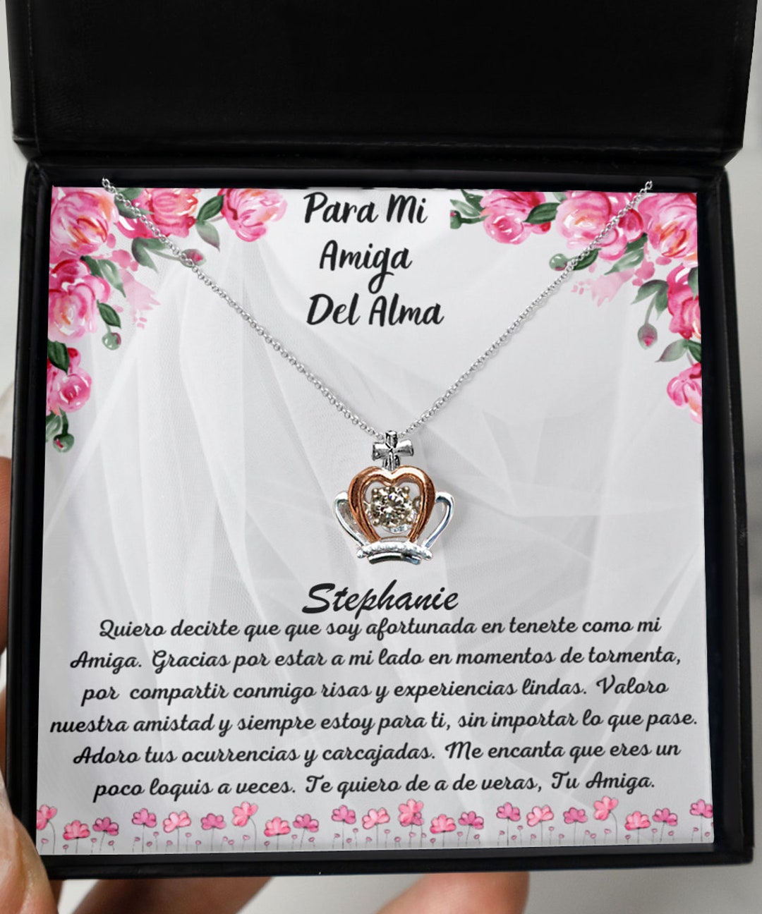 Regalo Personalizado Para Mi Amiga Del Alma, Soul Sister Gift, Bestie ...
