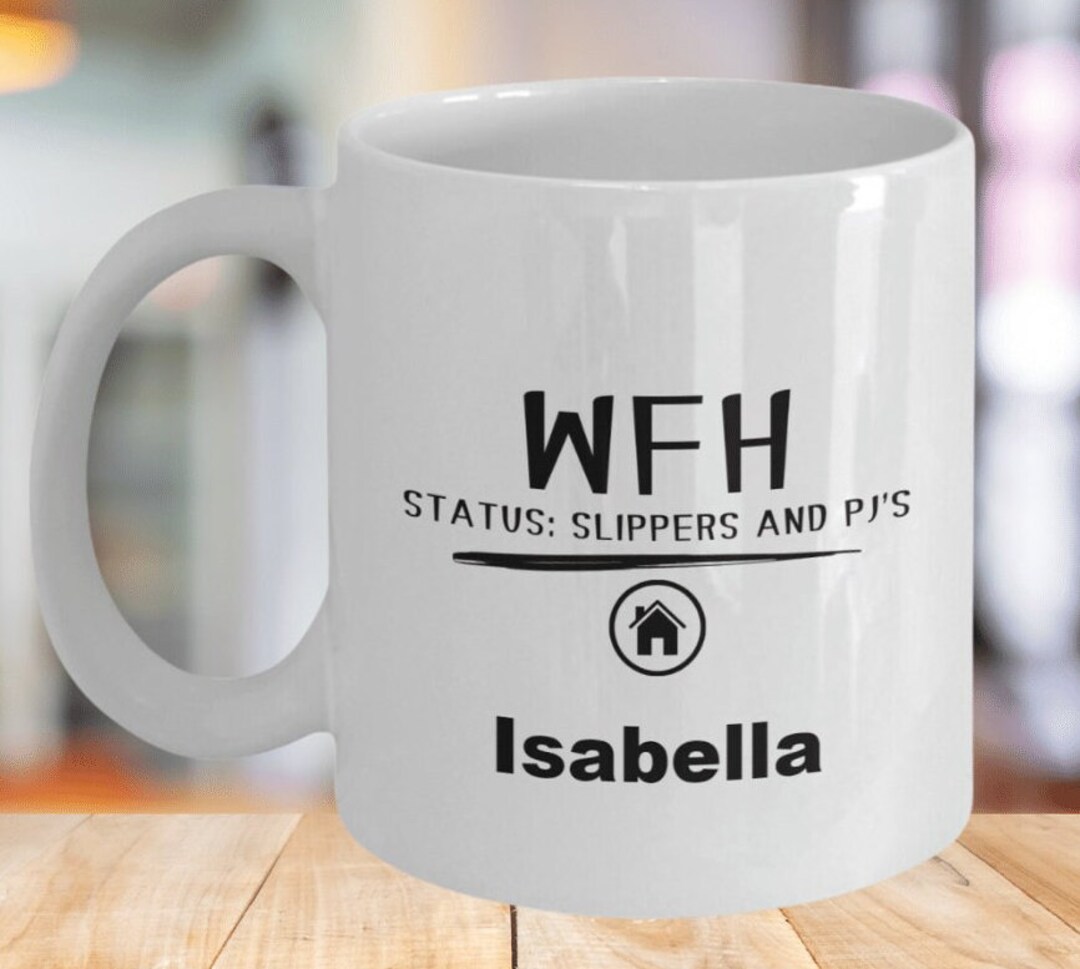 Work From Home Personalized Gift, Home Office Gift, Remote Working, Wfh ...