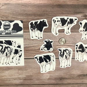 Cow Sticker Pack Bovine Vinyl Decal Dairy Farm Animal Lover Gift ...