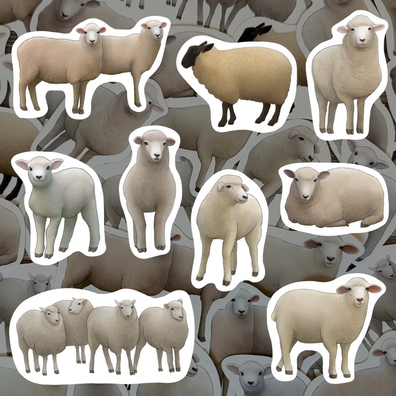 Laptop Sheep Decal - Etsy
