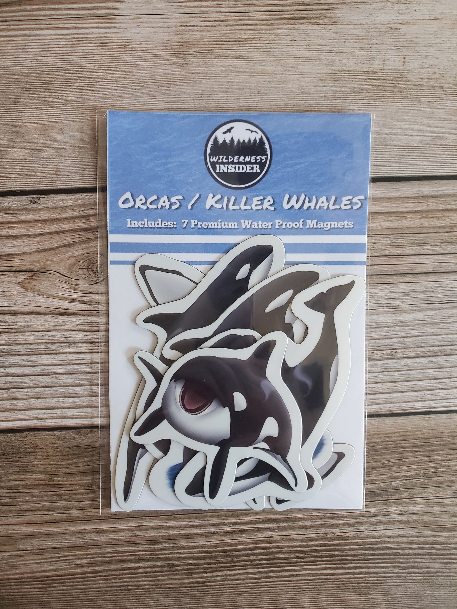 Orca Magnet Set Killer Whale Waterproof Vinyl Magnets for Refrigerator ...