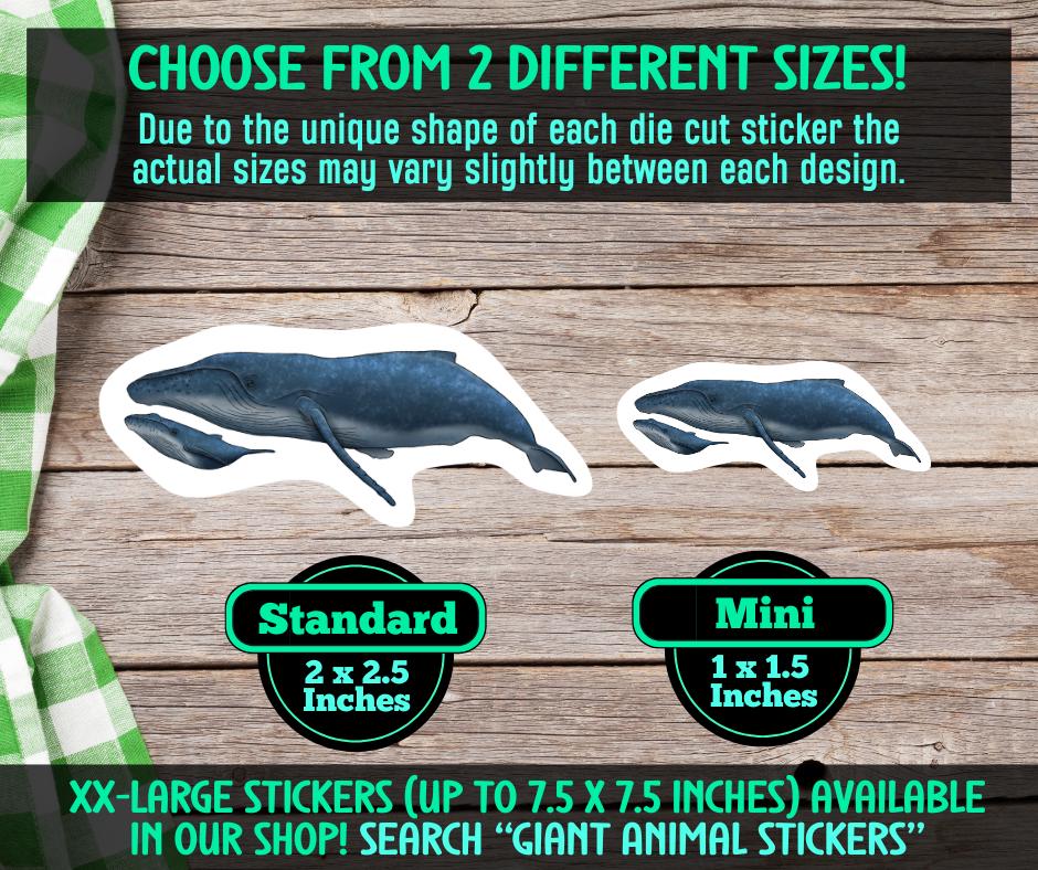 Assorted Whale Stickers Humpback Whale Stationary Beluga Whale Gift for ...