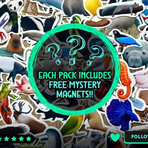 Polar Bear Sticker Pack Arctic Wildlife Decals Waterproof Vinyl Polar ...