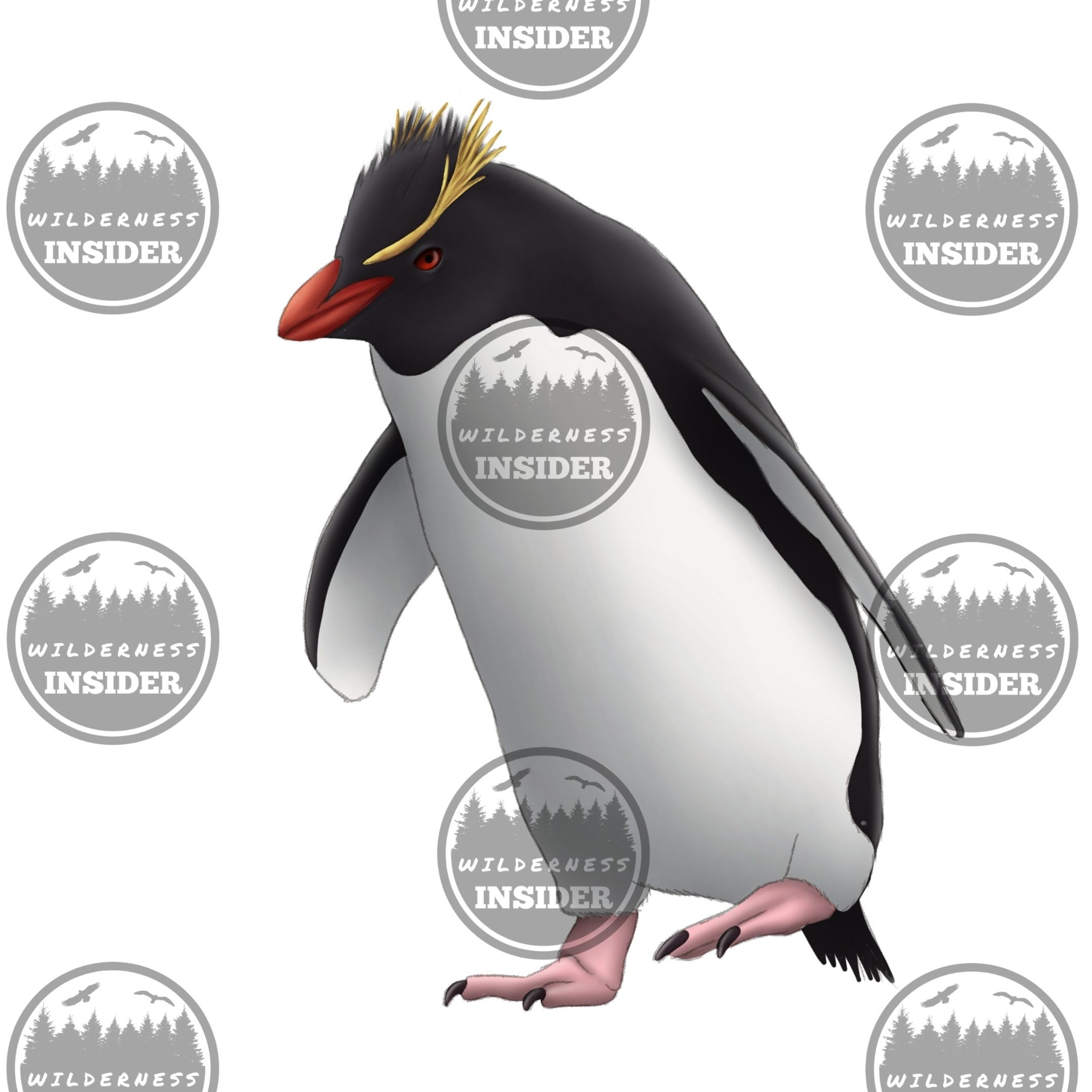 Rockhopper Penguin Clip Art