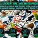 Yellow Mongoose Sticker Pack African Wildlife Decals Waterproof Vinyl ...