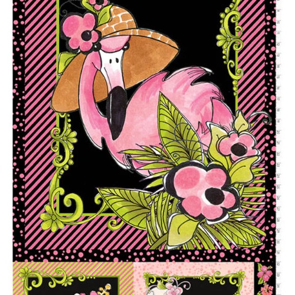 Flamingo Fabric - Etsy
