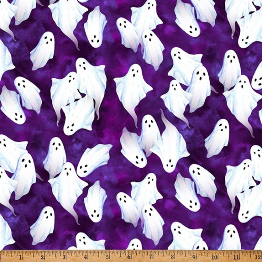 Into the Web Purple Ghosts by Hoffman California Fabrics W5341-14 ...