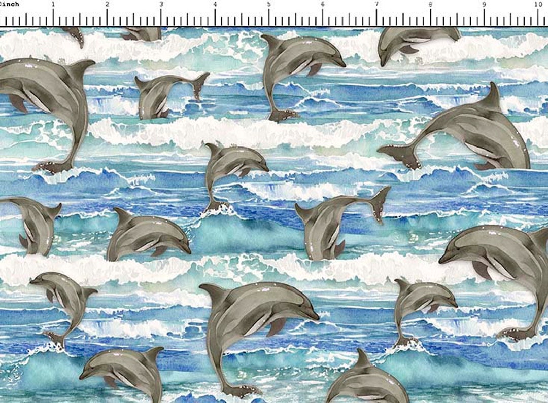 Dolphin Fabric by QT Fabrics and is Part of the 2024 All Florida Shop ...