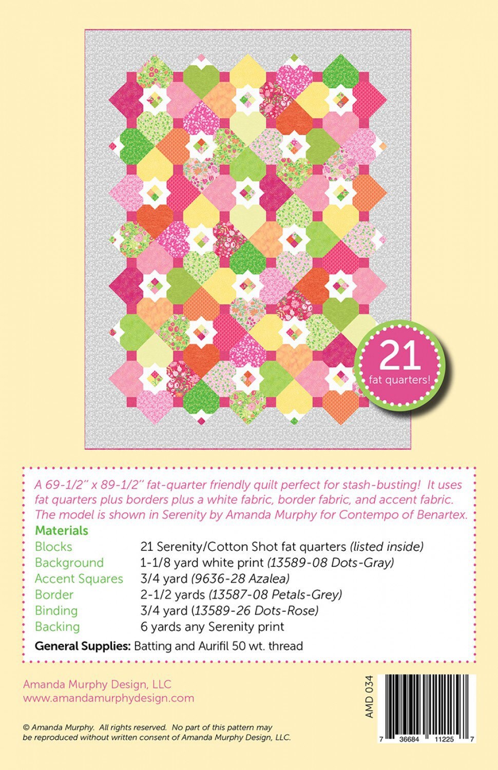 Amanda Murphy Designs “first Crush” Pattern - Etsy