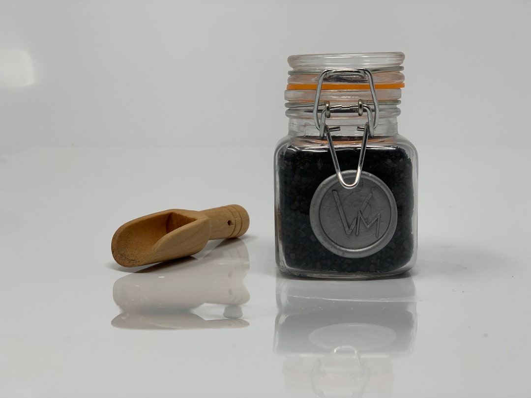 Black Bath Salts Active Charcoal Salt Detoxifying Bath Soak Spa Gift ...