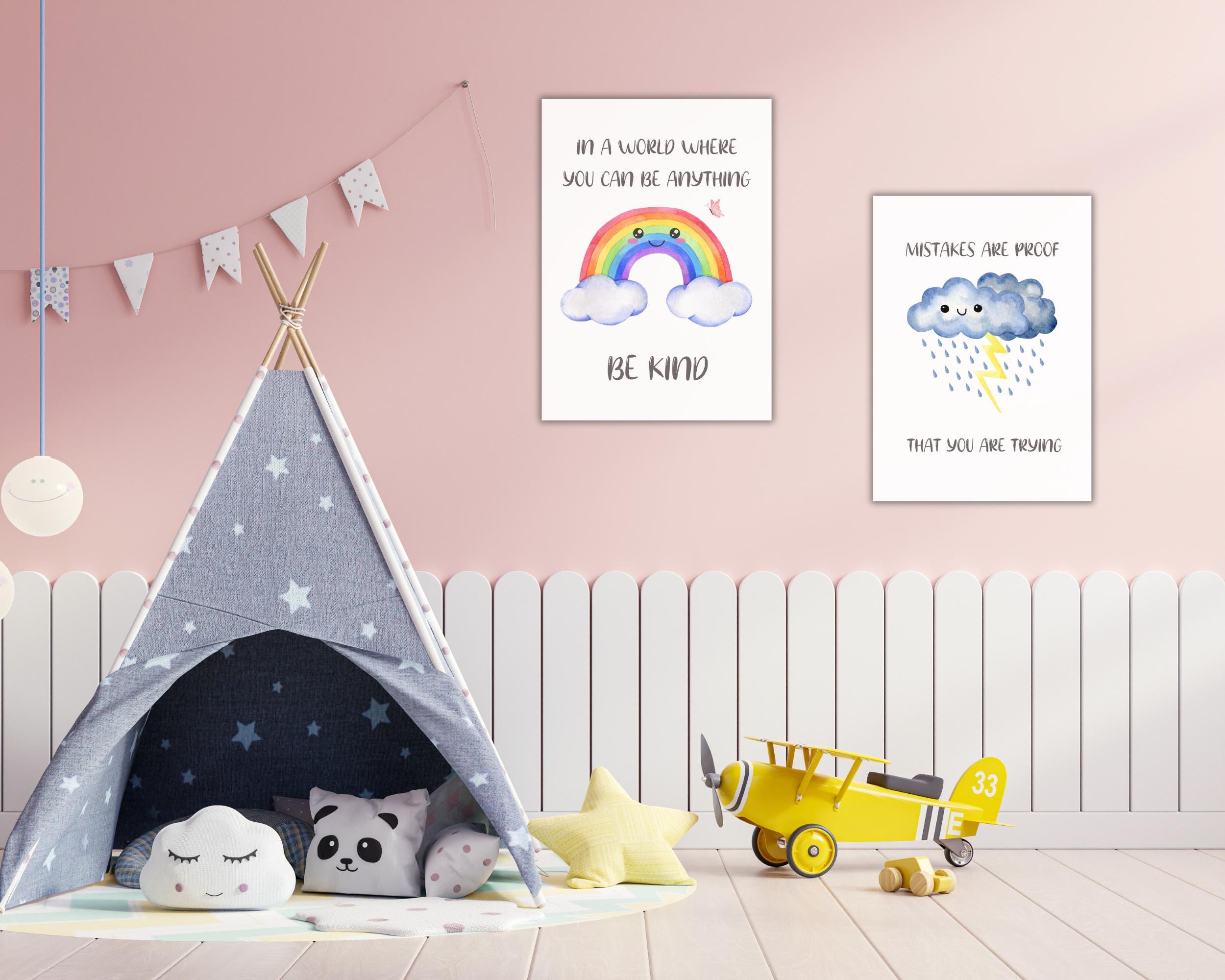 Don't Be Afraid to Be Awesome Printable Poster Positive Affirmation ...