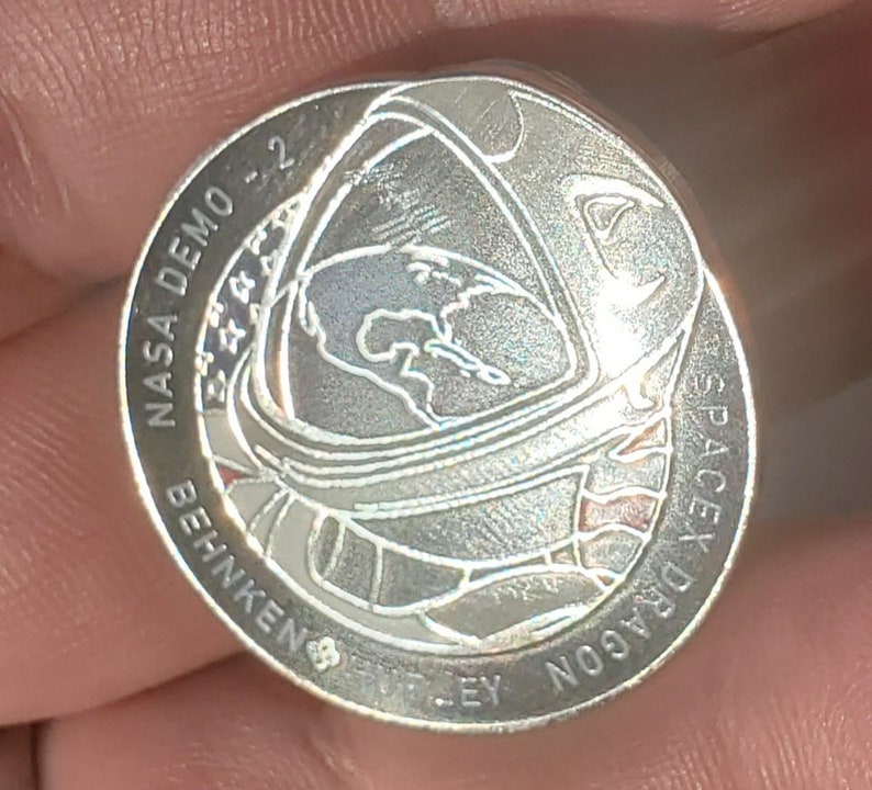 DM-2 Mission Patch Collectible Lapel Pin Spacex Design - Etsy