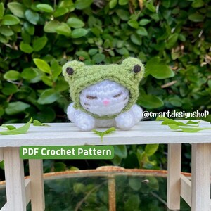 Cat in Frog Costume Crochet Pattern - Etsy