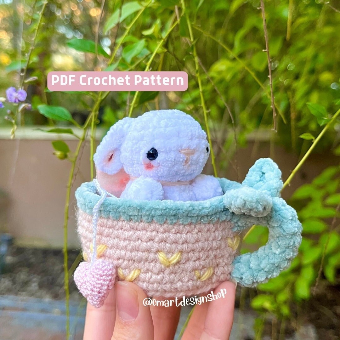 Baby Strawberry Bunny Crochet Pattern - Etsy