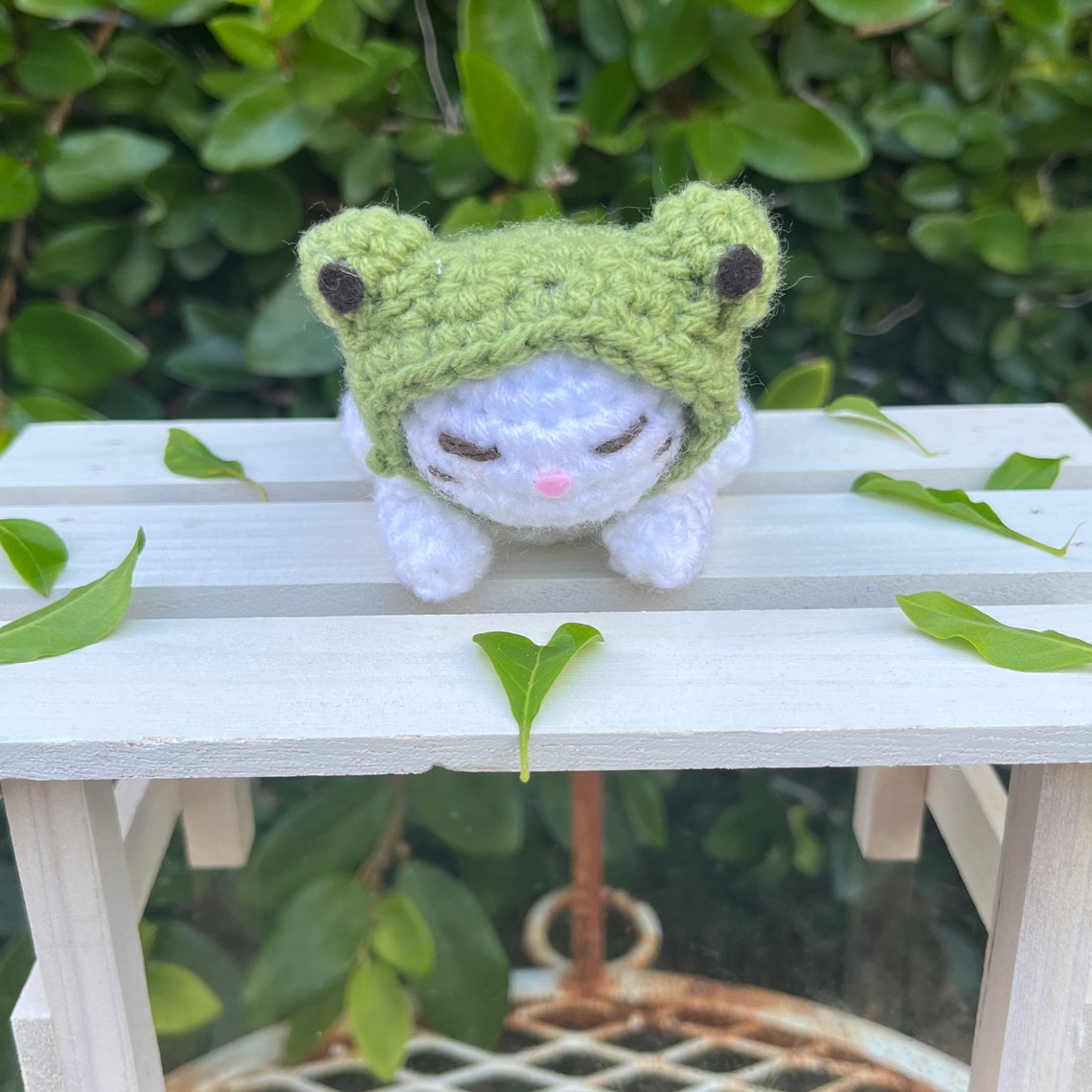 Cat in Frog Costume Crochet Pattern - Etsy