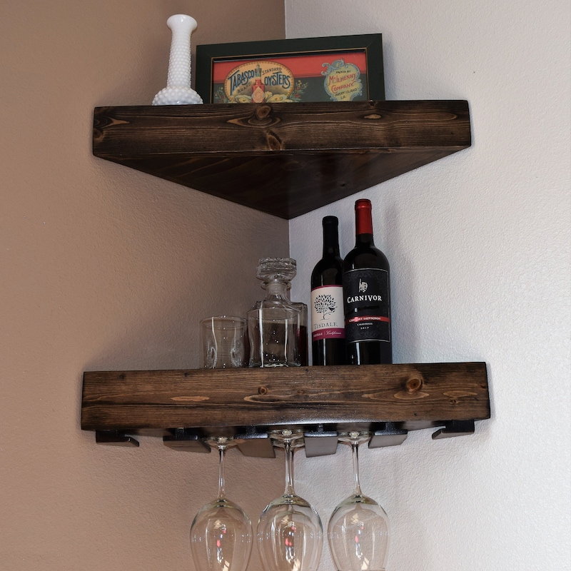 Corner Wine Rack - Etsy