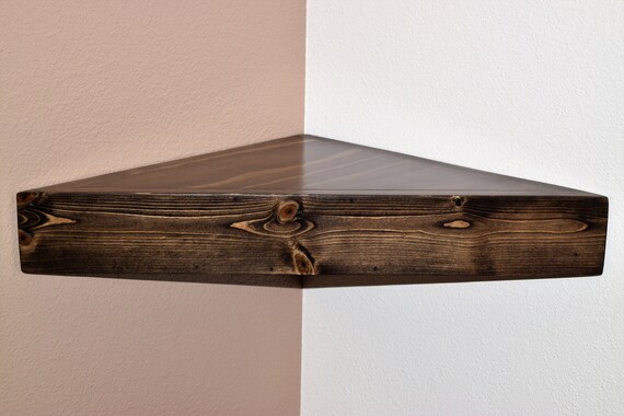 Premium Corner Floating Shelf Wooden Corner Shelf Corner - Etsy