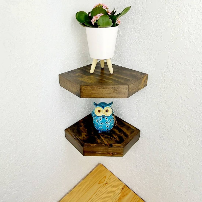 Small Corner Shelf - Etsy