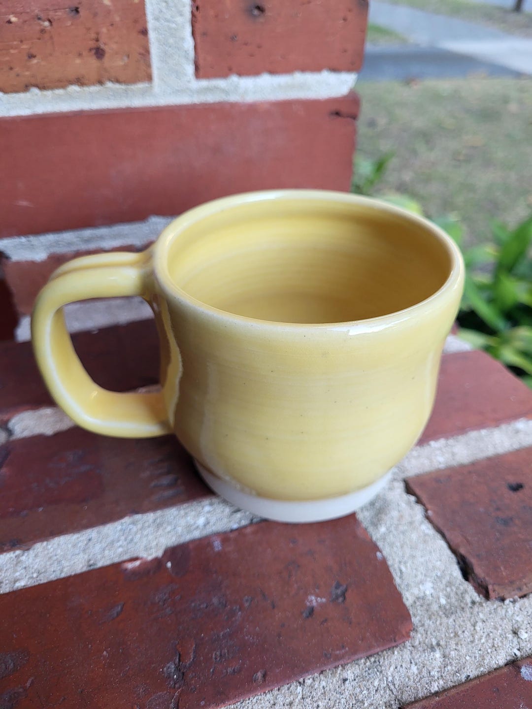 Handmade Yellow Mug - Yellow Colored Coffee Cup - Yellow Colored Mug ...