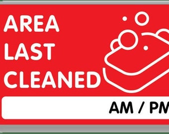 Sanitation signs | Etsy