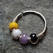 Nonbinary Pride Flag Beaded Nose Ring, Septum or Nostril Hoop, Handmade ...