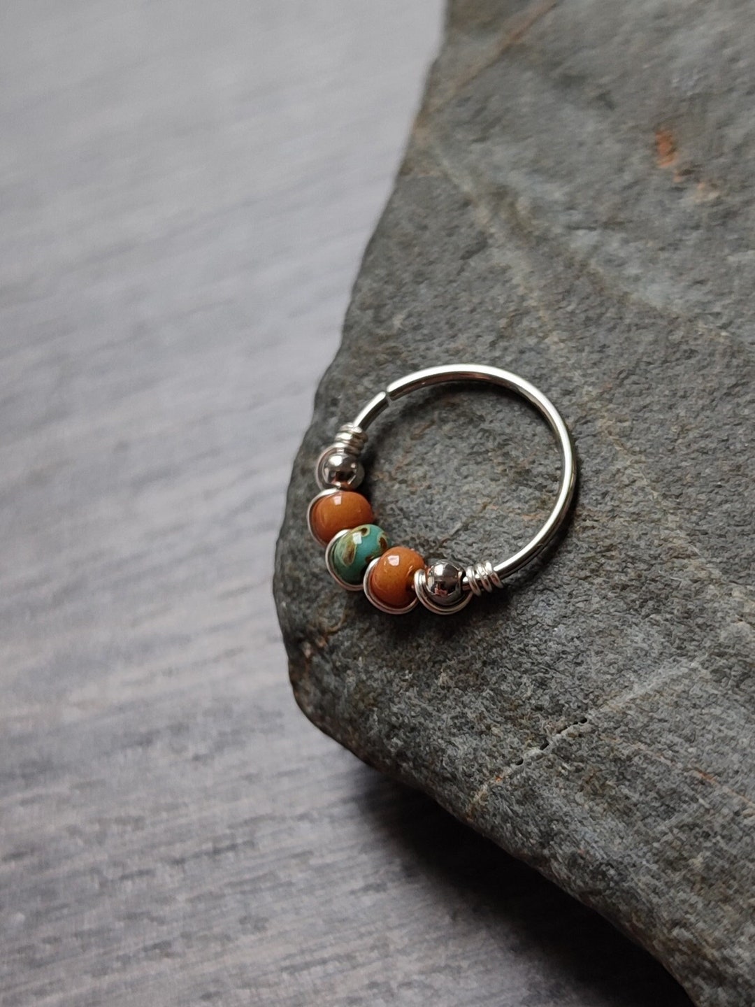 Boho Nose Ring, 316 Surgical Steel Helix, Conch or Nostril Piercing ...