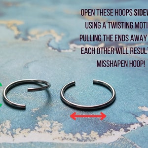 Rainbow Cartilage Ring, Handmade Sterling Silver or Surgical Steel Body ...