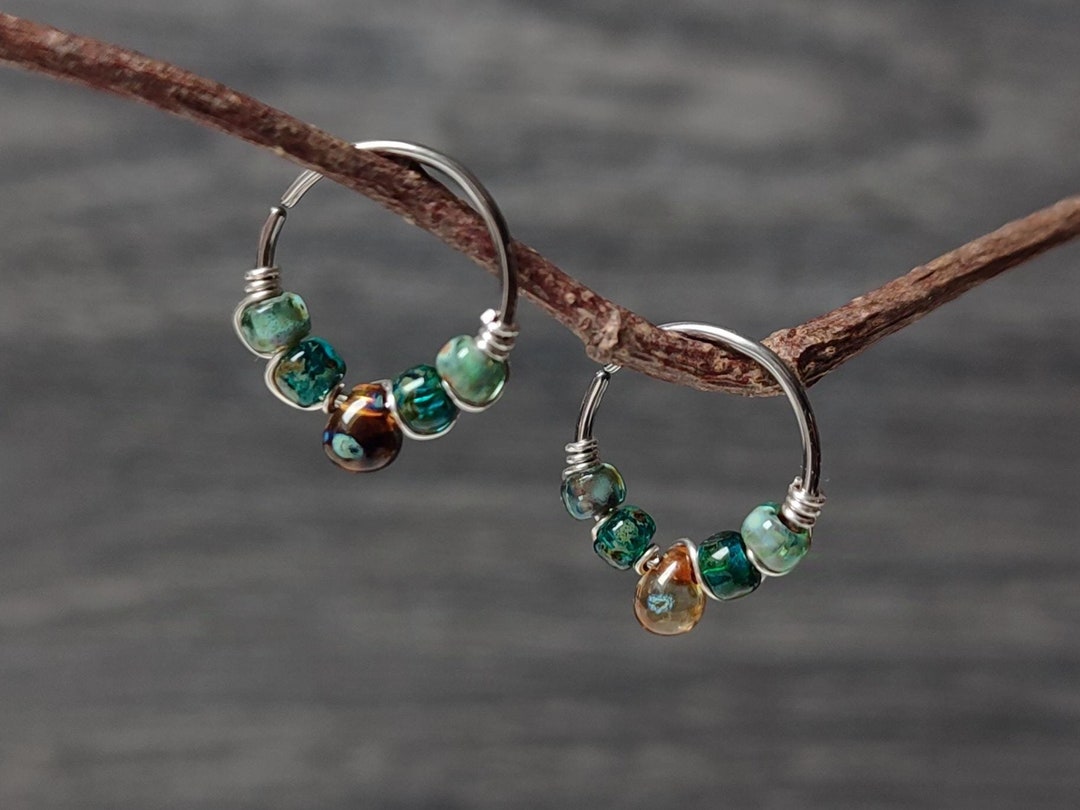 Teardrop Nose Ring, 316 Surgical Steel Helix, Septum or Nostril ...