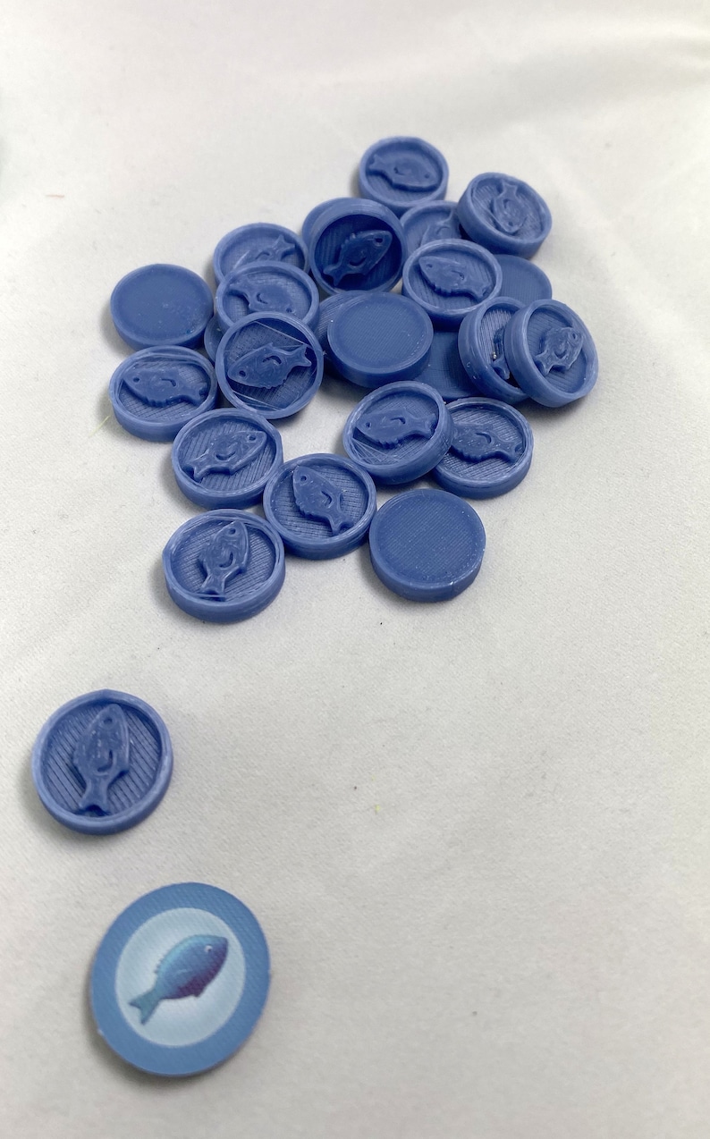 Food Tokens for Wingspan Game 3D Textured 125 Tokens | Etsy