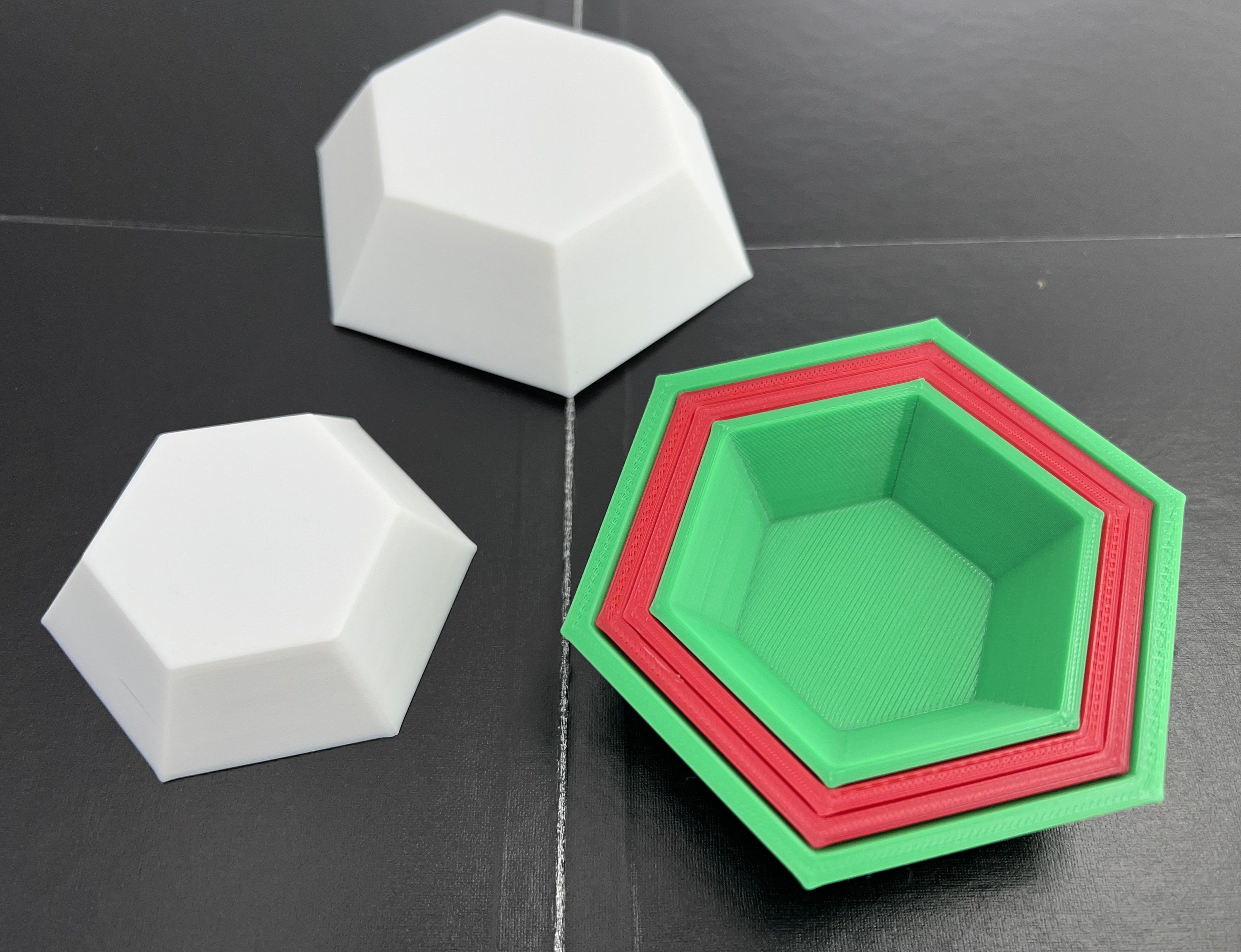 Nesting Game Piece Trays - Tokens, Cubes, Pieces, Etc (4-sizes, Nesting ...