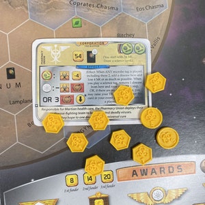 Big Box - Pharmacy Union Marker Token Set (10 Tokens) for Terraforming ...