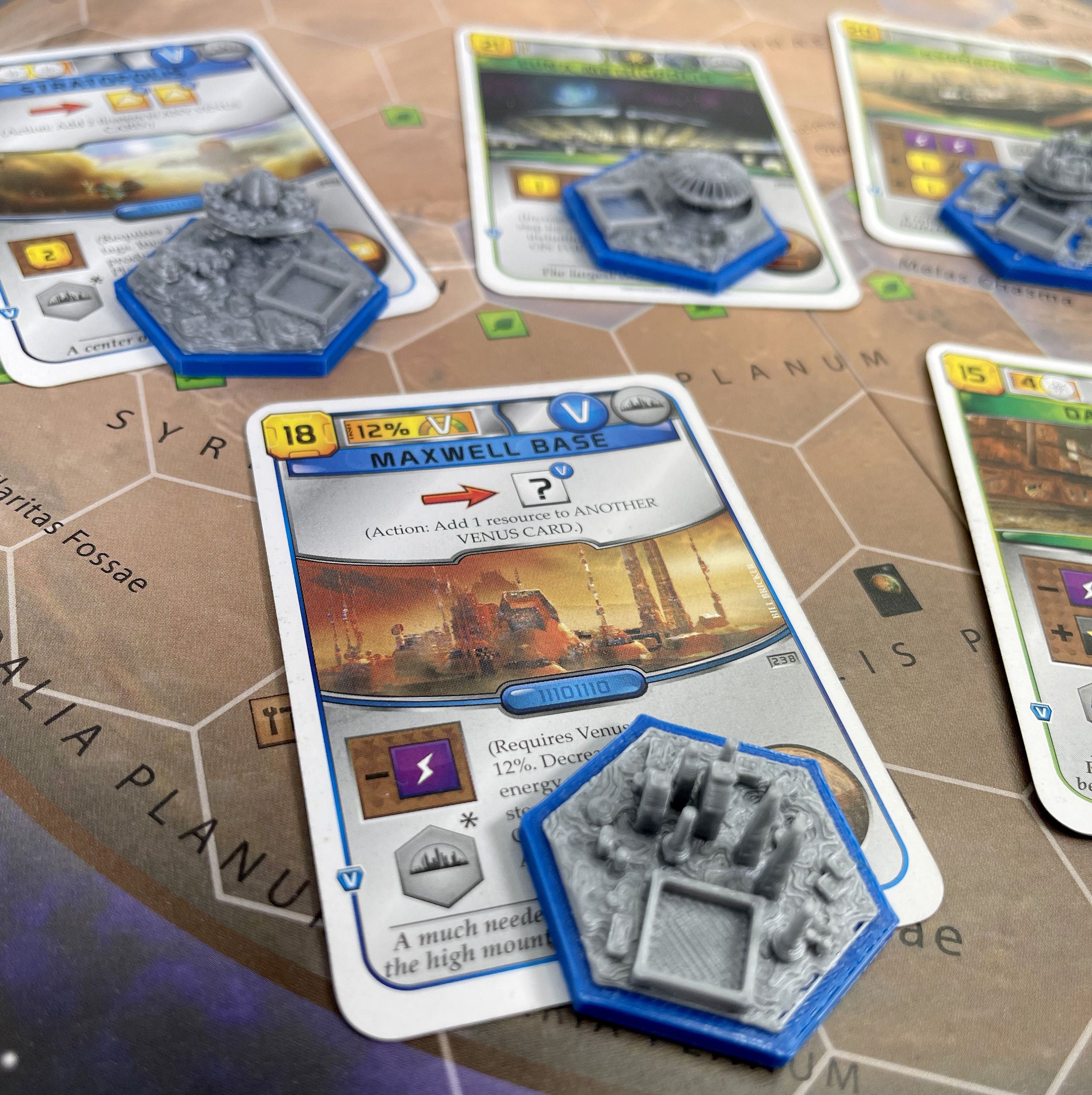 TM VENUS NEXT Expansion Set - 5 Two-color Special Card-appointed Cities ...