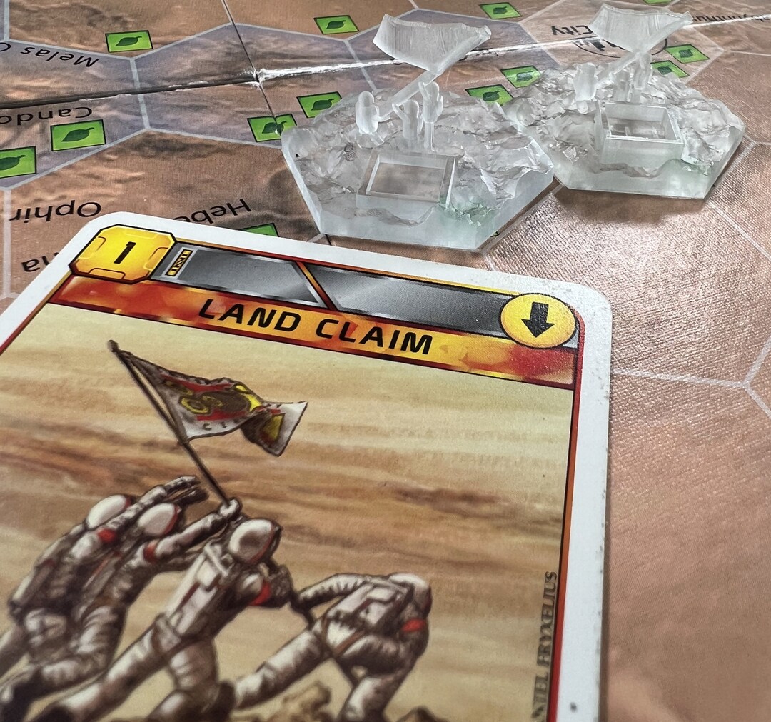 V2 Transparent Land Grab Tile Improved - Resin - Card Appointed Tile ...