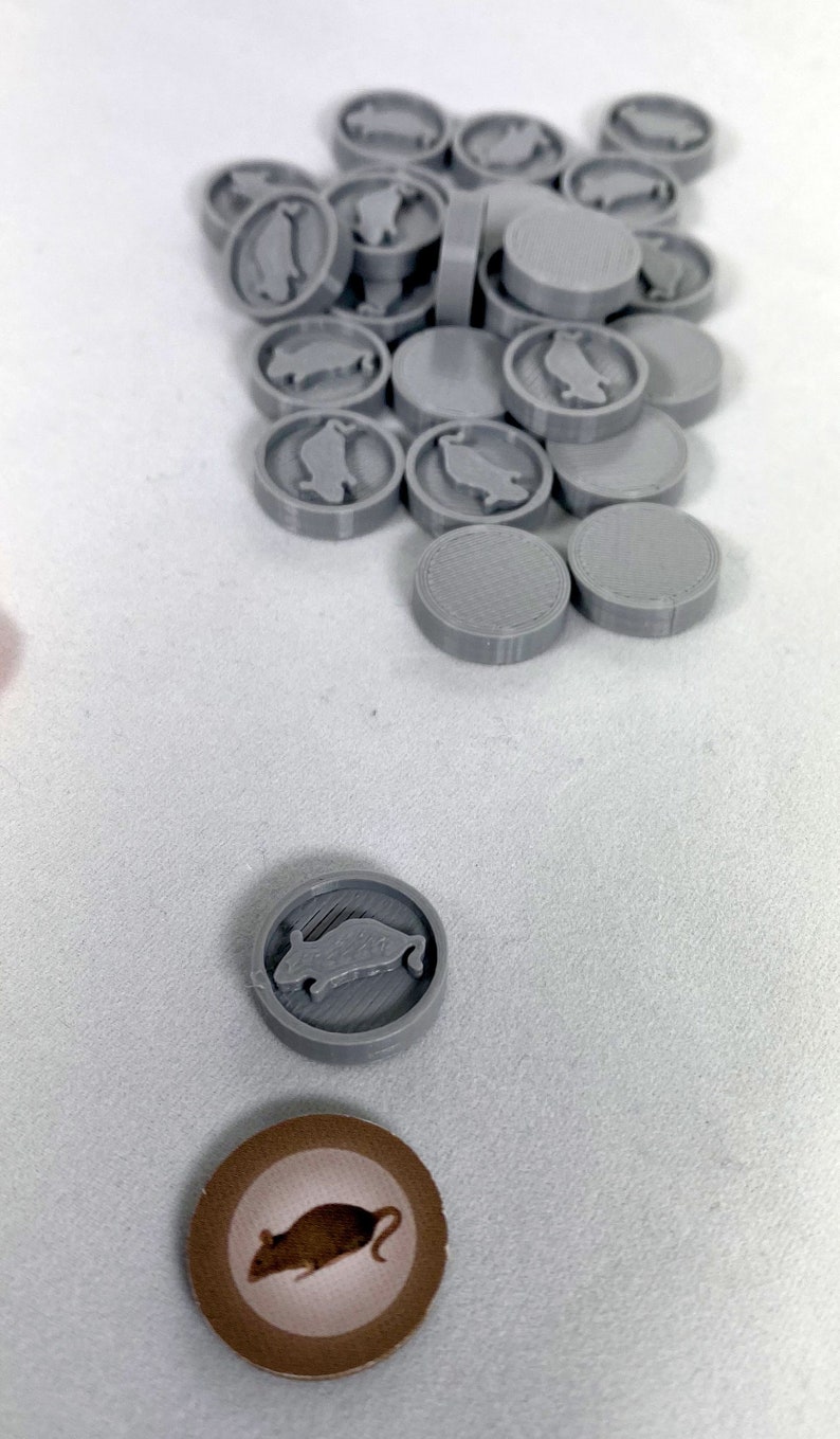 Food Tokens for Wingspan Game - 3D Textured (125 Tokens) - Etsy