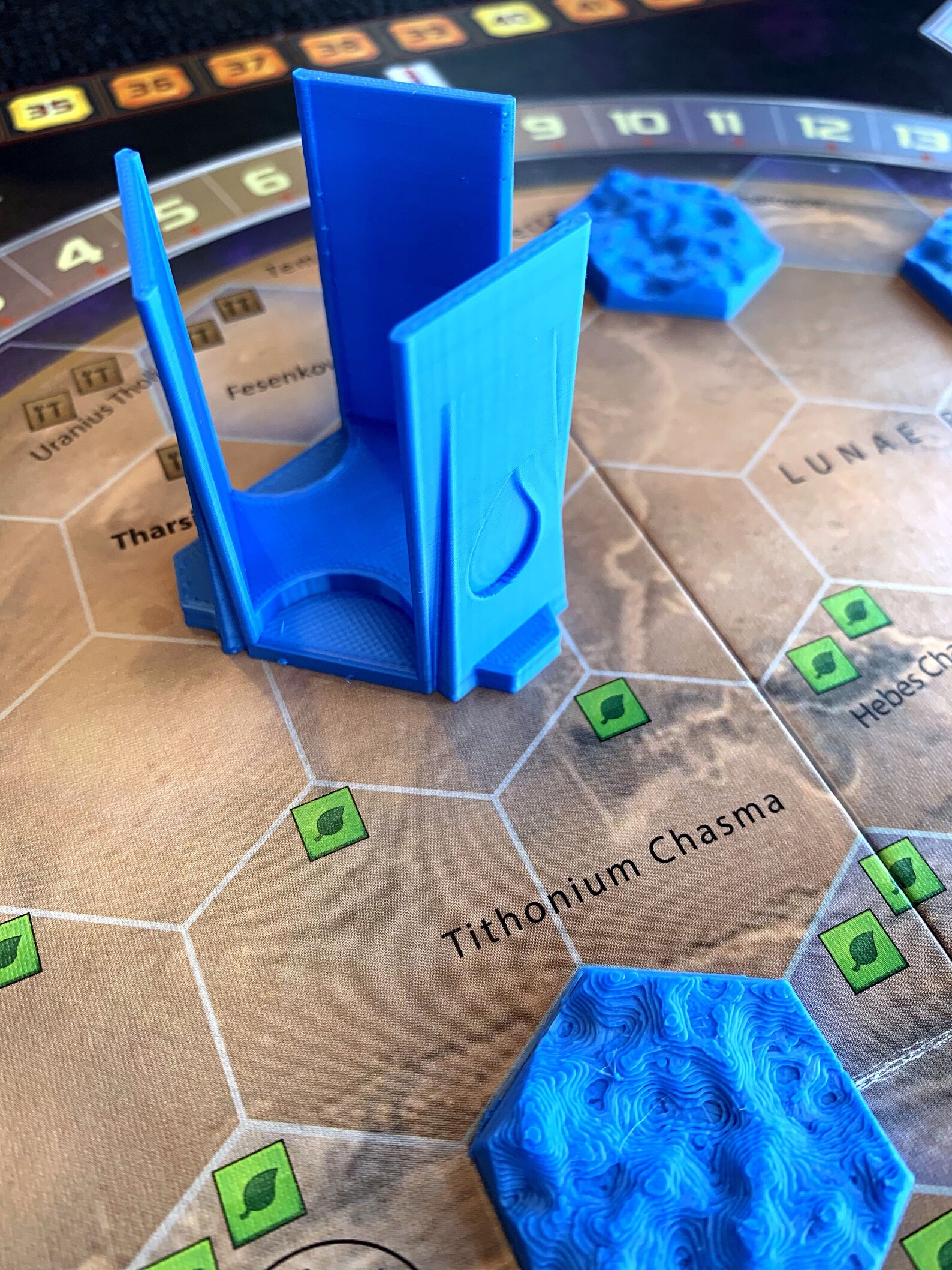 Terraforming Mars Plastic Ocean Tile Set Upgrade 9 Tiles | Etsy