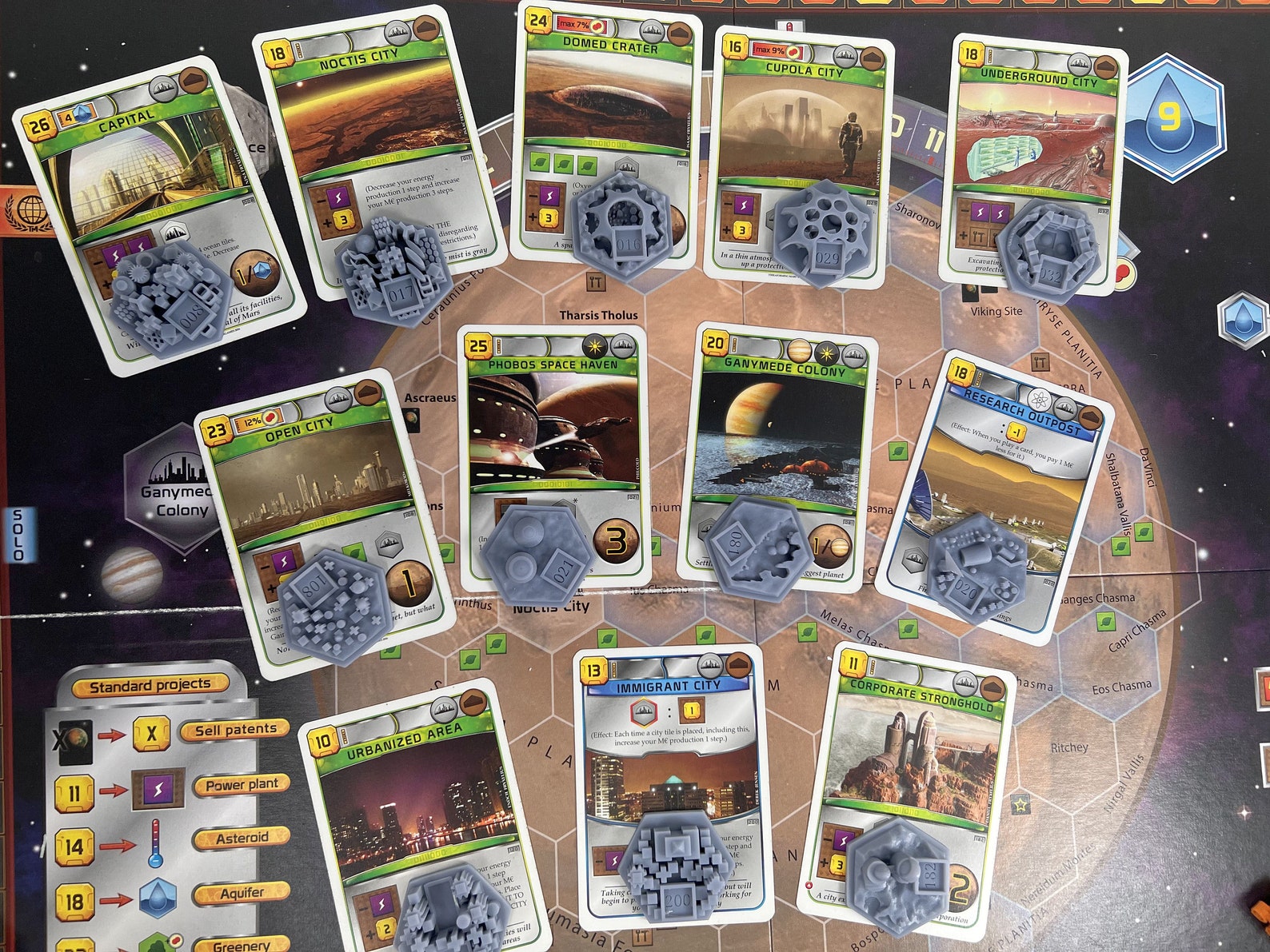 BASE Game V2 Cities Set All 13 Card-appointed Cities for - Etsy