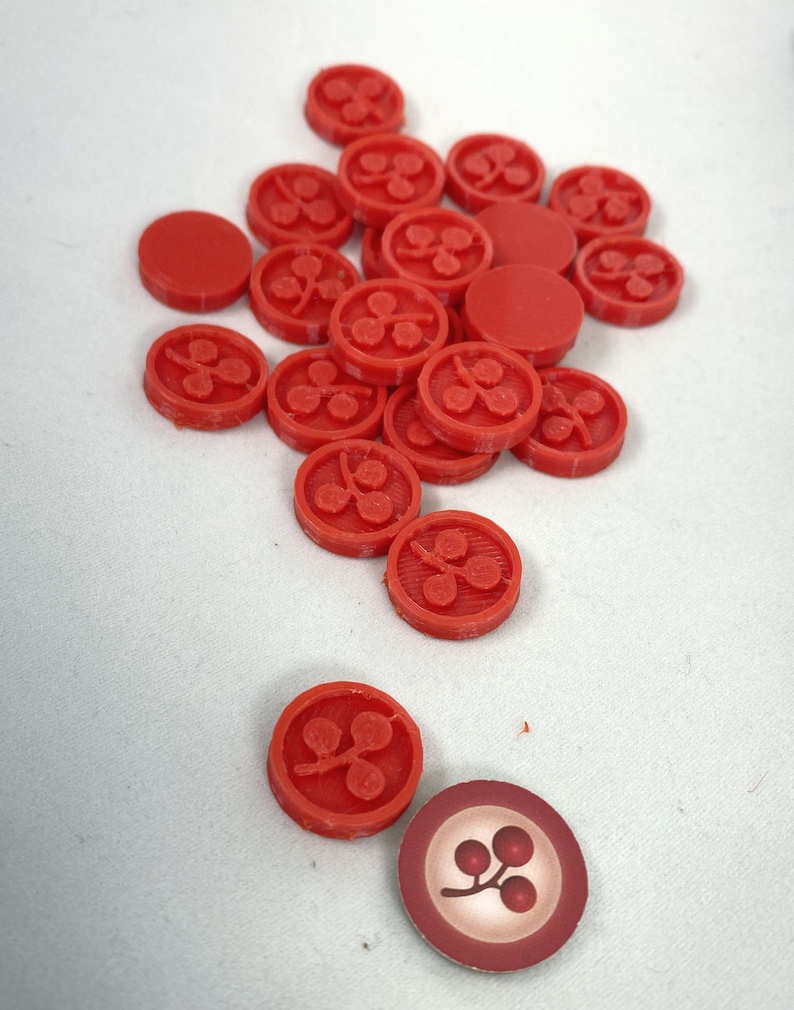 Food Tokens for Wingspan Game - 3D Textured (125 Tokens) - Etsy