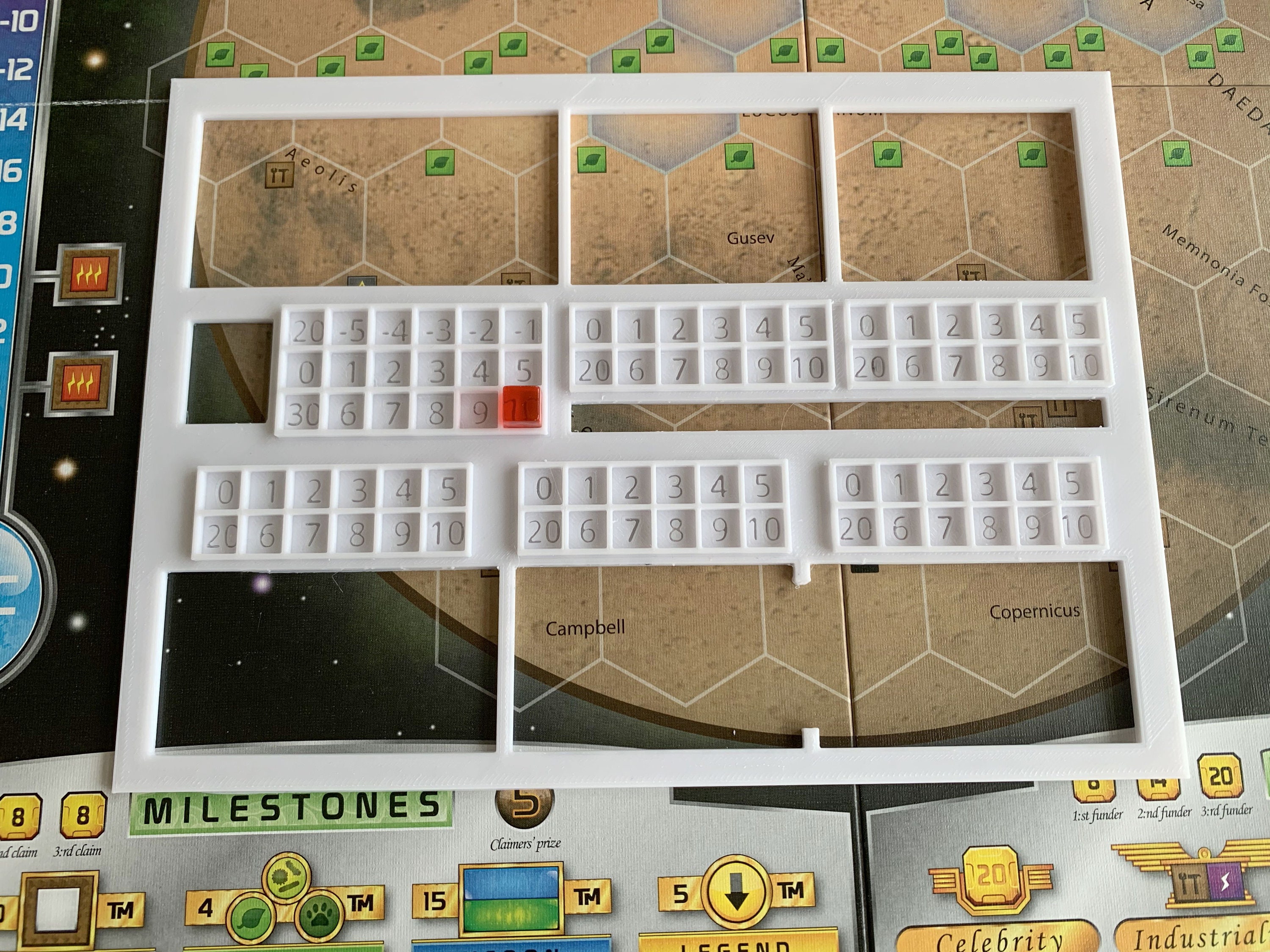 Player Card Overlay Mats for the Board Game Terraforming Mars - Set of ...