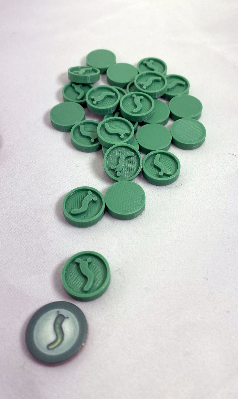 Food Tokens for Wingspan Game 3D Textured 125 Tokens | Etsy