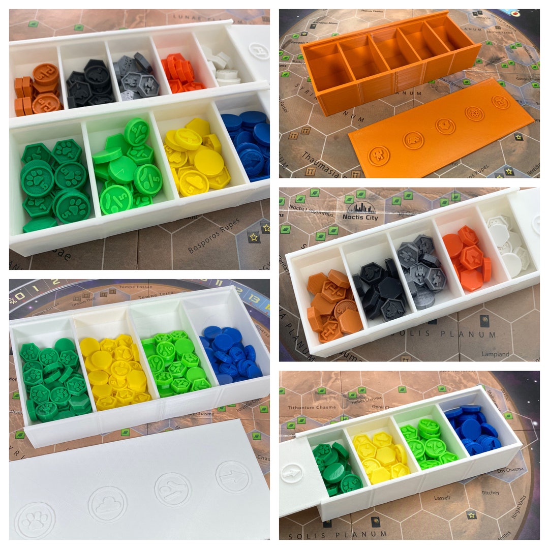 Resource Token Organizer Storage for the Board Game Terraforming Mars ...
