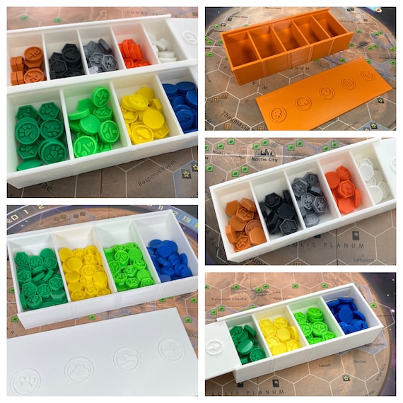 Resource Token Organizer Storage for the Board Game | Etsy